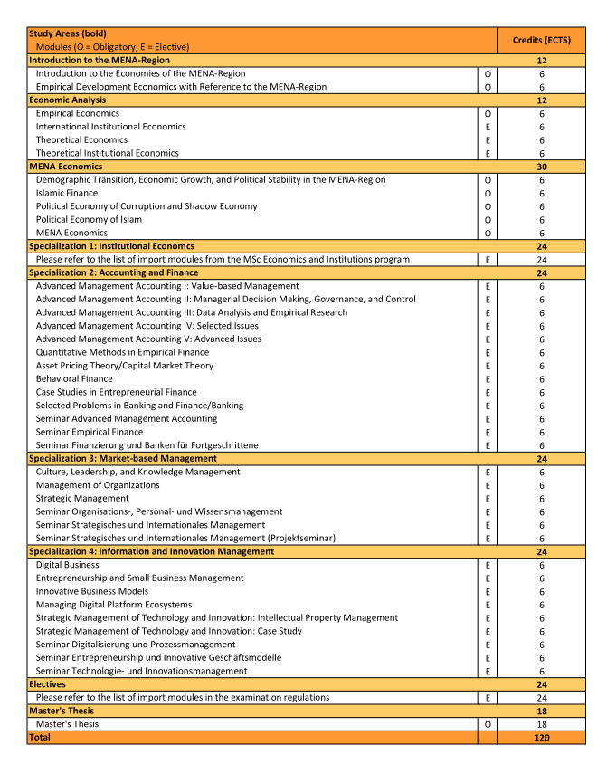 Study Programme - Study Programme - School of Business and Economics ...